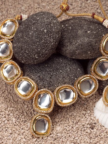 Big stone necklace set store